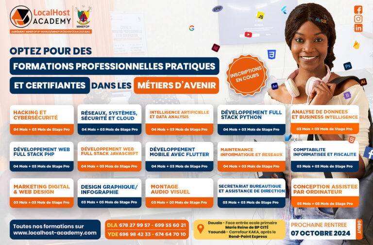 TOP 5 des Meilleures Formations en Informatique au Cameroun - LocalHost ...